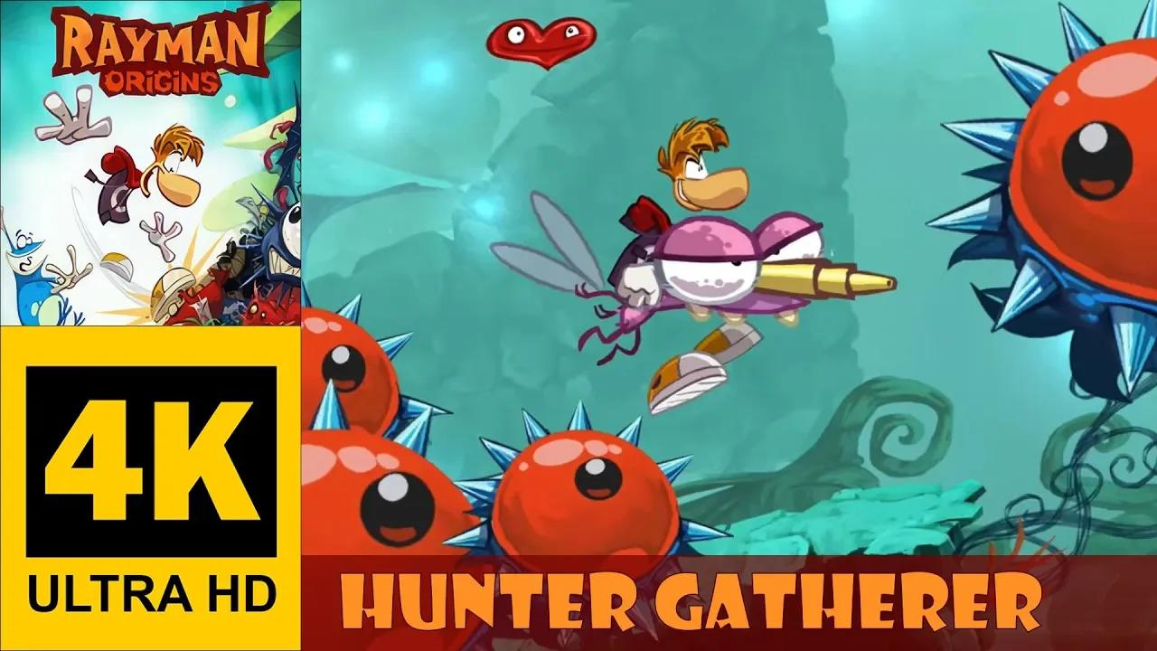 Hunter Gatherer | Rayman Origins | Walkthrough, Gameplay, No Commentary, 4K