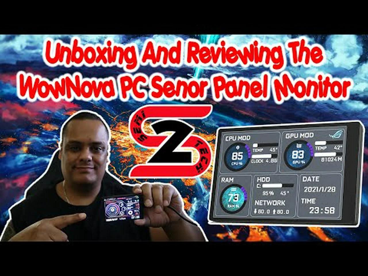 Unboxing And Reviewing The WowNova PC Senor Panel Monitor