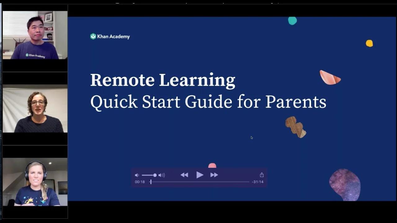 Getting Started with Khan Academy and Khan Academy Kids for Remote Learning