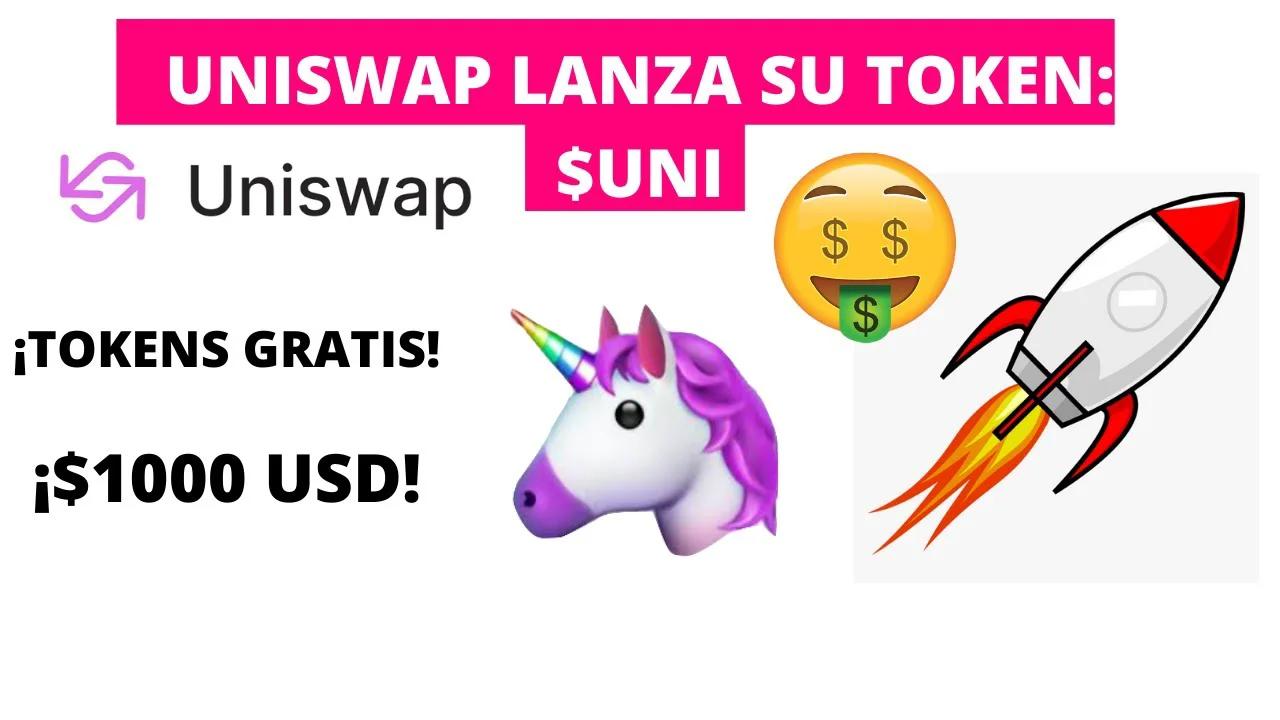 ¡ UNISWAP LANZA SU TOKEN: $UNI ! ¡TOKENS GRATIS! ¡$1000 USD! ¡ UNISWAP LANZA SU TOKEN: $UNI ! ¡TOKENS GRATIS! ¡$1000 USD!
