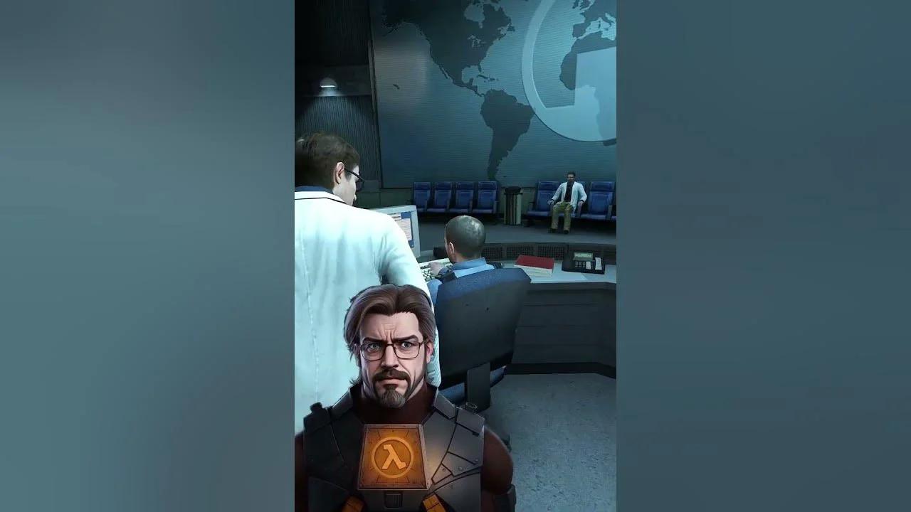 Prankster Gordon Freeman messes with Reception | Black Mesa #shorts #gaming