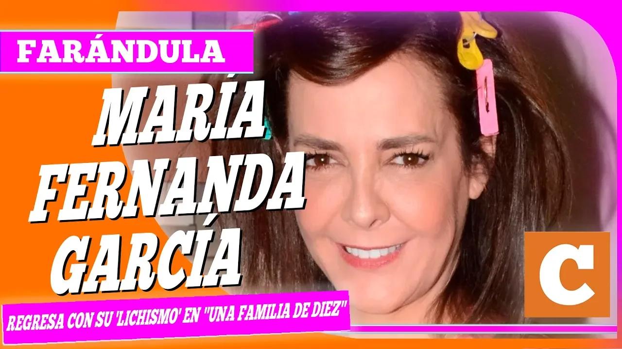 La actriz María Fernanda sigue presente en las series de televisión
