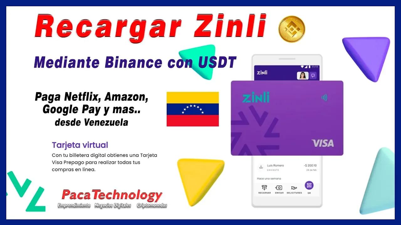 💳 Como Recargar tu Billetera Virtual Zinli desde Binance con USDT 👨‍💻 ...
