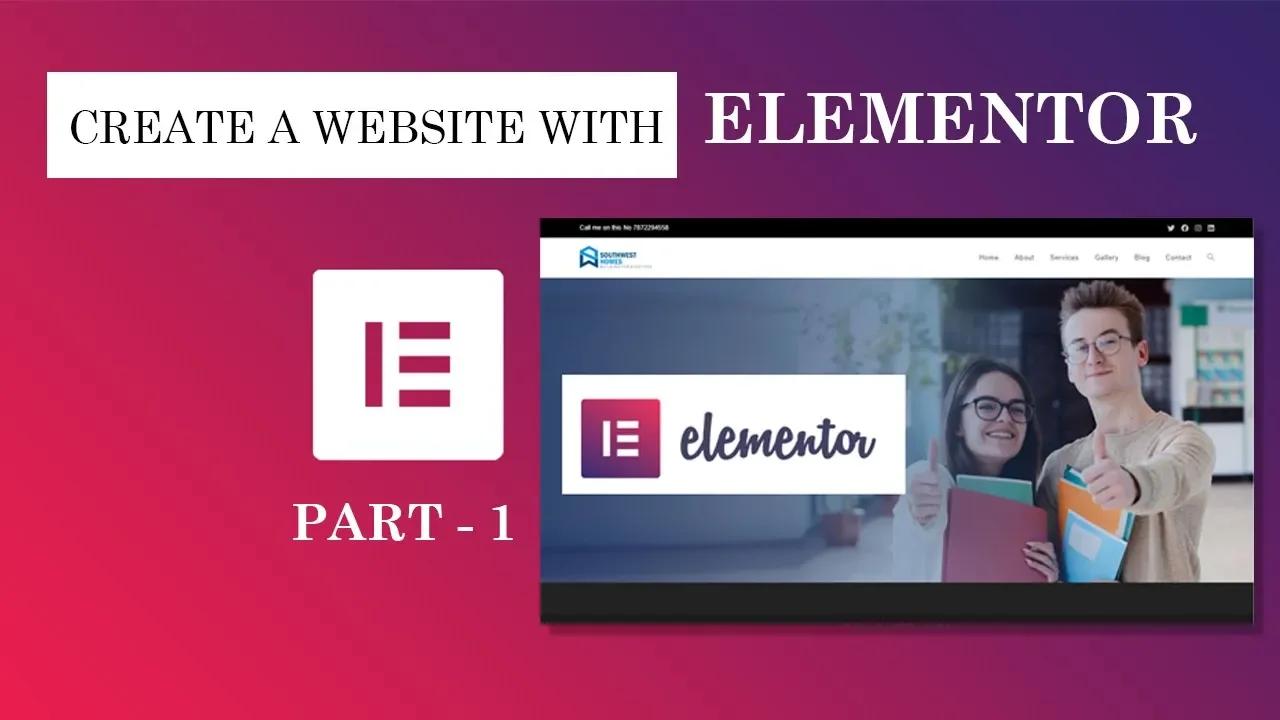 🔥 How To Create A Website With Elementor Elementor Tutorial In Hindi