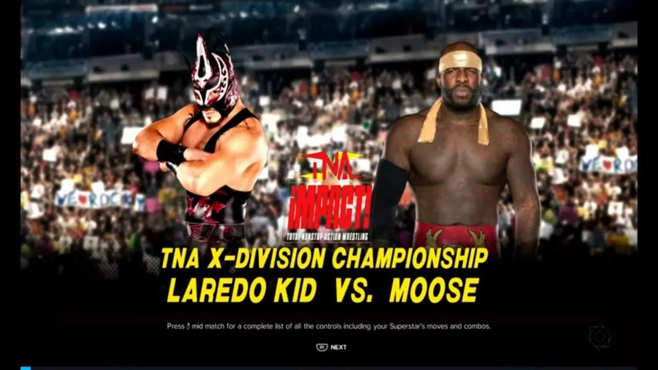 TNA Wrestling Turning Point 2024 Moose vs Laredo Kid for the TNA X ...