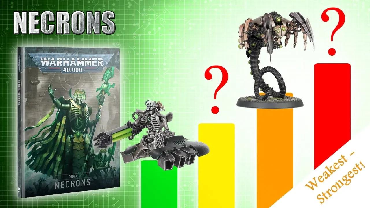 NECRONS Units RATED Tier List in 10th Edition Codex - Strongest ...