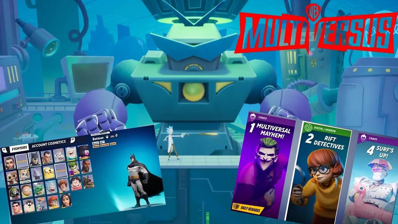Multiversus PVE Modes Boss Battles & Rift Modes & Break The Targets & More