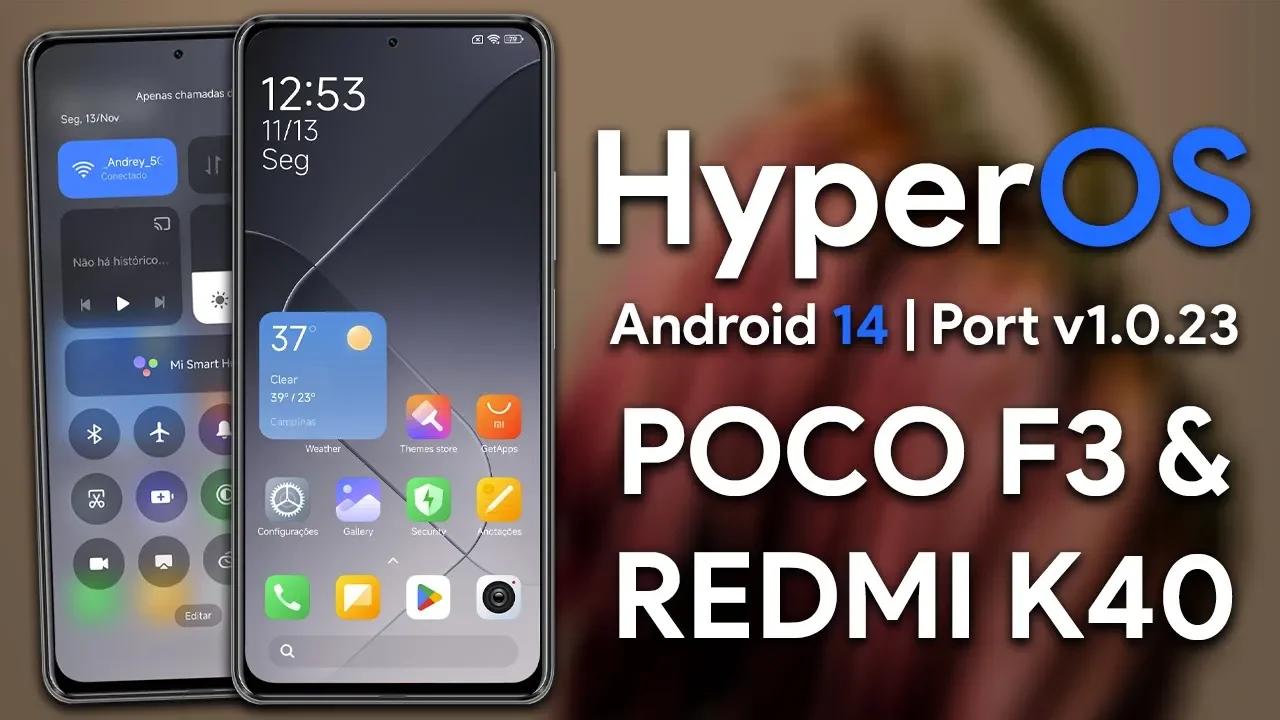 HyperOS com ANDROID 14 para POCO F3! | Review e Tutorial de INSTALAÇÃO ...