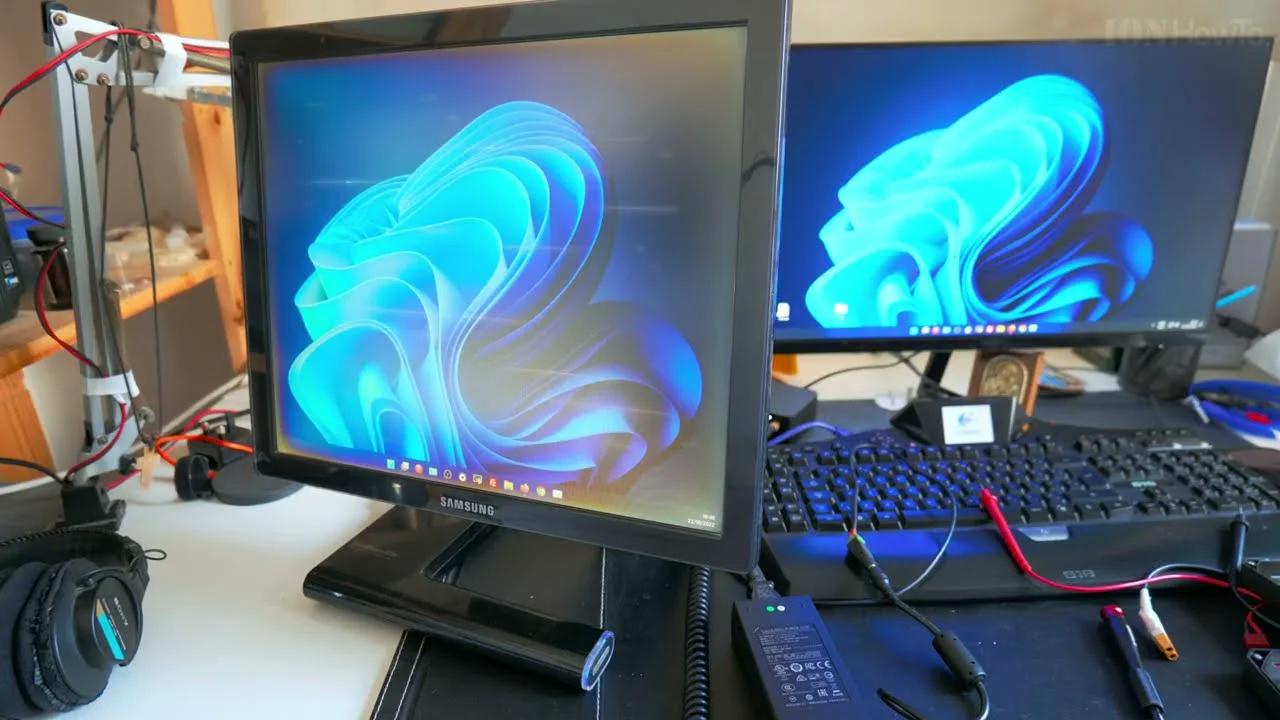 PC Monitor Black Screen Change Power Supply