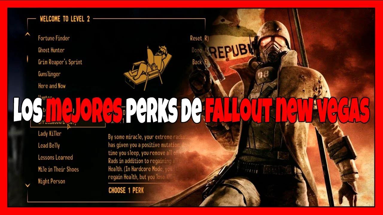 Mejores perks de fallout new vegas
