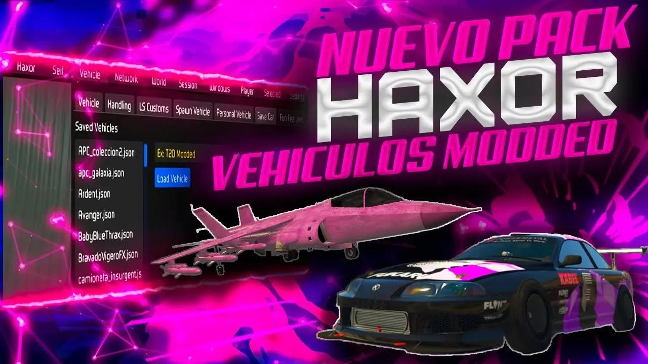 GTAV Online PC 1.63💥Mod Menu Haxor💥Nuevo Pack de Vehicles Modded😵 En ...