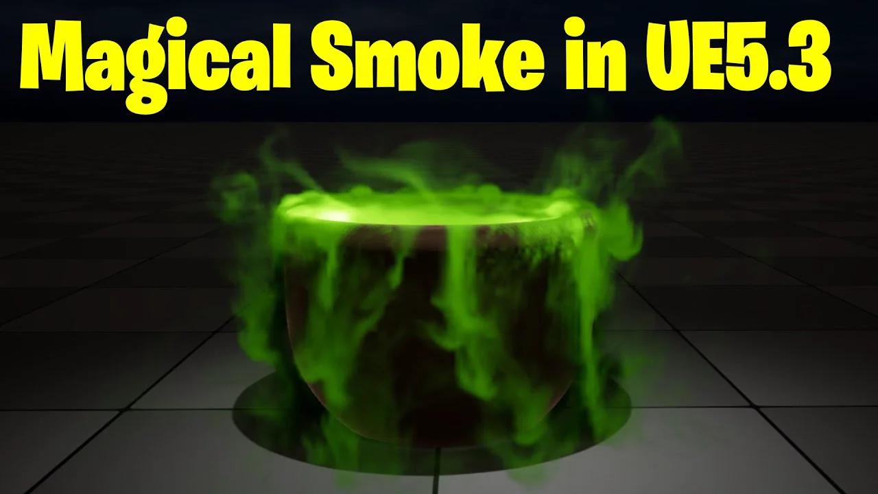 Magical Smoke | Fluid in UE5.3 Niagara Tutorial | Download Files
