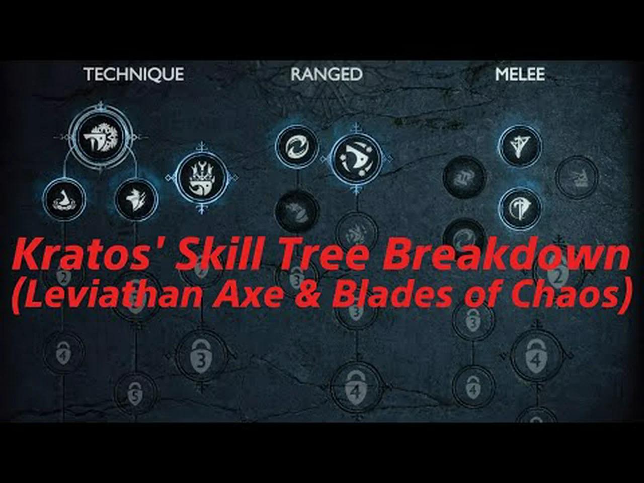 GoW Ragnarok - Kratos' Skill Trees Breakdown