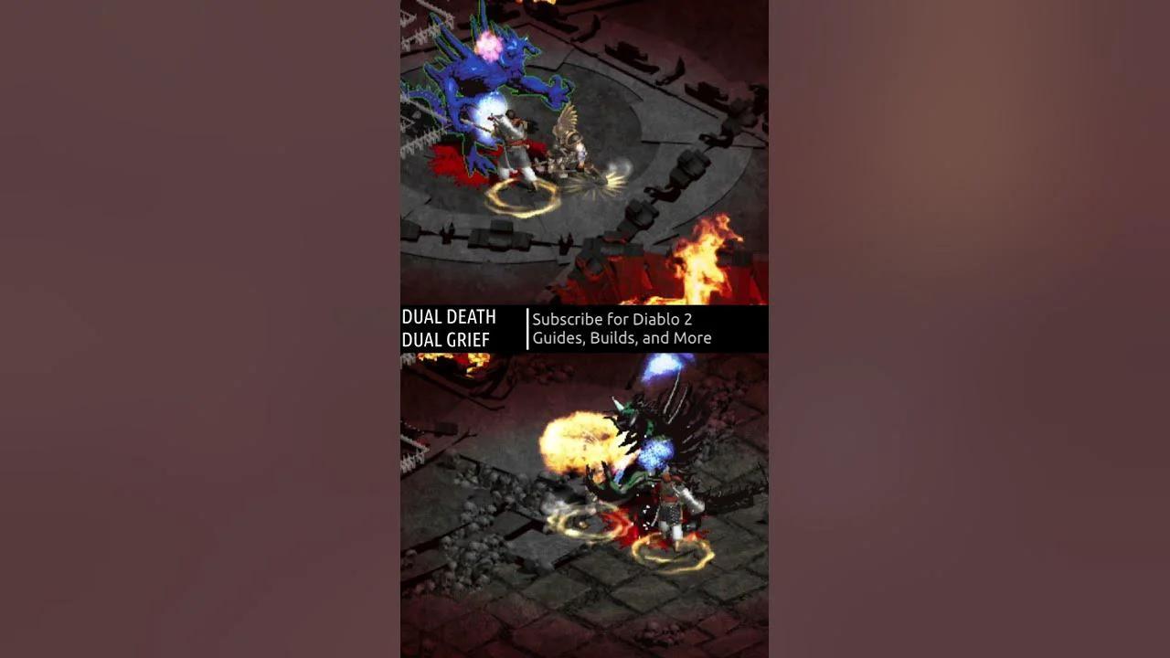 Diablo 2 Death Frenzy vs Grief Frenzy #shorts #d2versus
