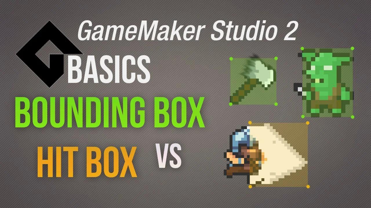 🔴 Bounding box VS hitbox [Game Maker Studio 2 | Basics]