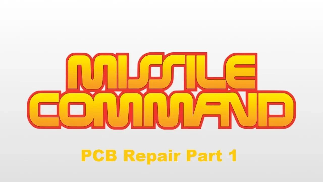 1980 Atari Missile Command Arcade PCB Repair Part 1 01-10-21