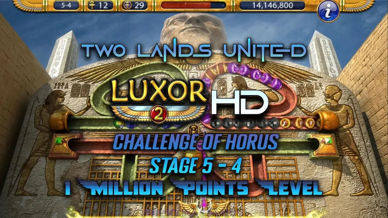 Luxor 2 HD [2012] | Challenge of Horus - Stage 5 - 4 : Two Lands United ...