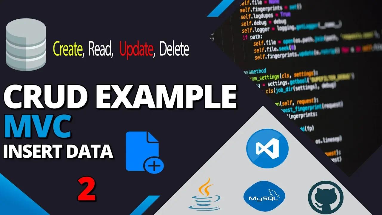 48 Curso Java Como Hacer Un Crud Con Mvc Mysql Vscode【insert Into Database】