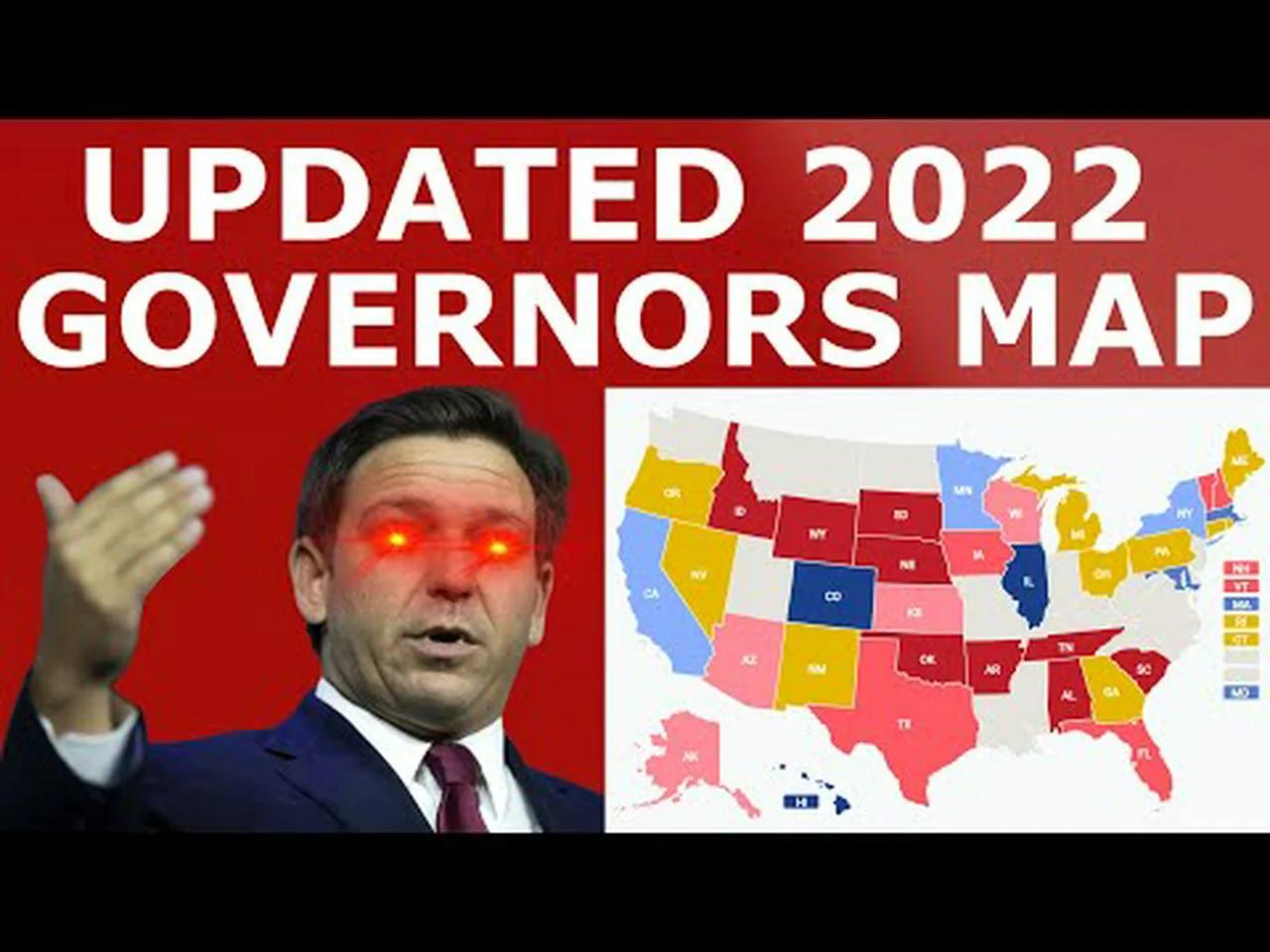 Updated 2022 Governors Map Prediction (July 2022) Updated 2022 Governors Map Prediction (July 2022)