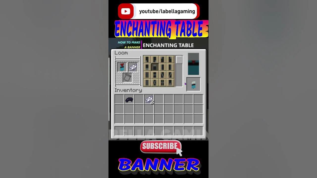 Enchanting Table Banner | Minecraft