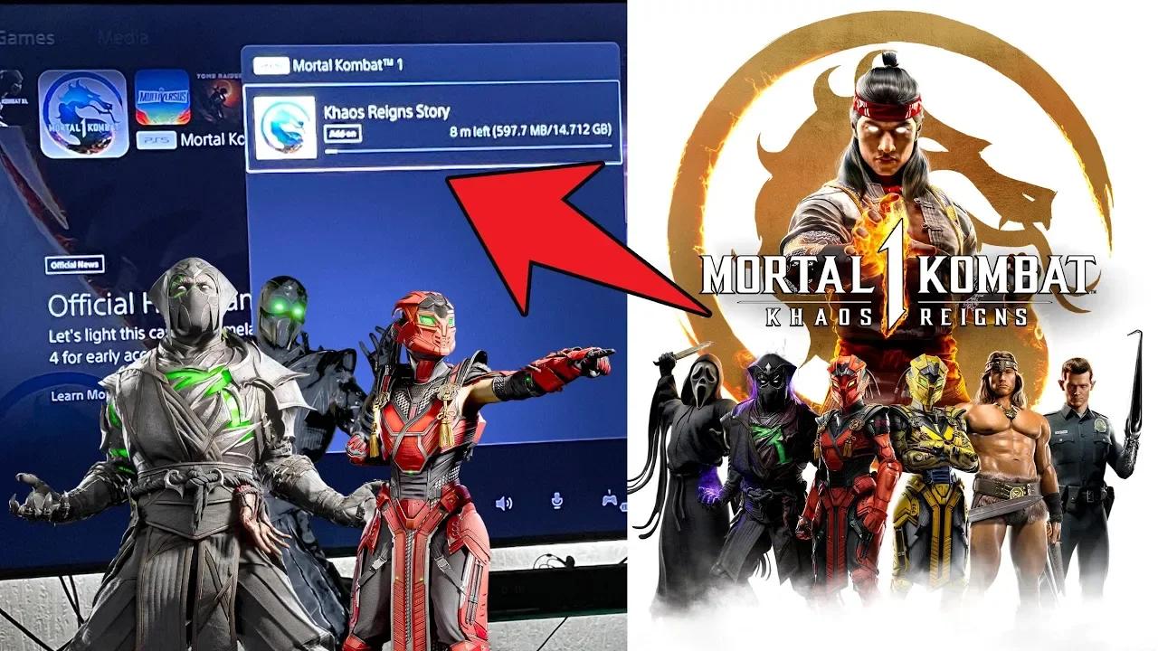 MK1 Khaos Reigns Is Available To Pre Download Now on PlayStation Only ...