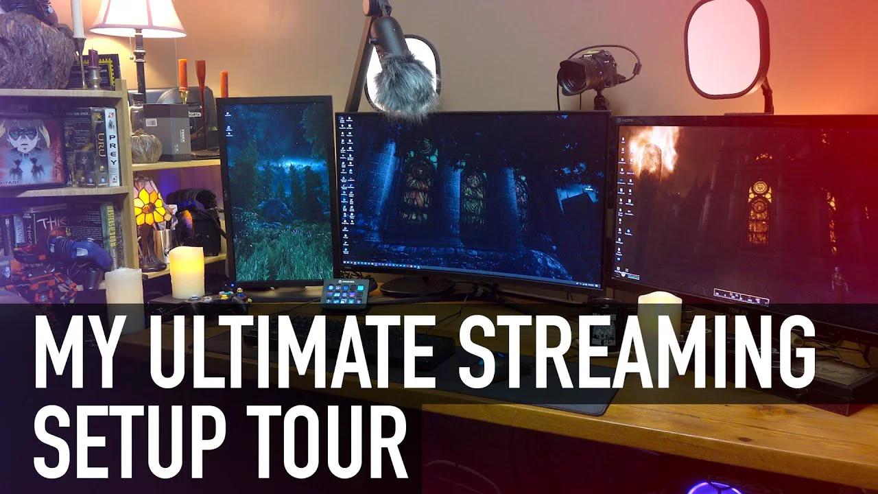 My Ultimate Streaming Setup: Gear, Mics, Camera, PC, Desk, Monitors, Lights, etc.