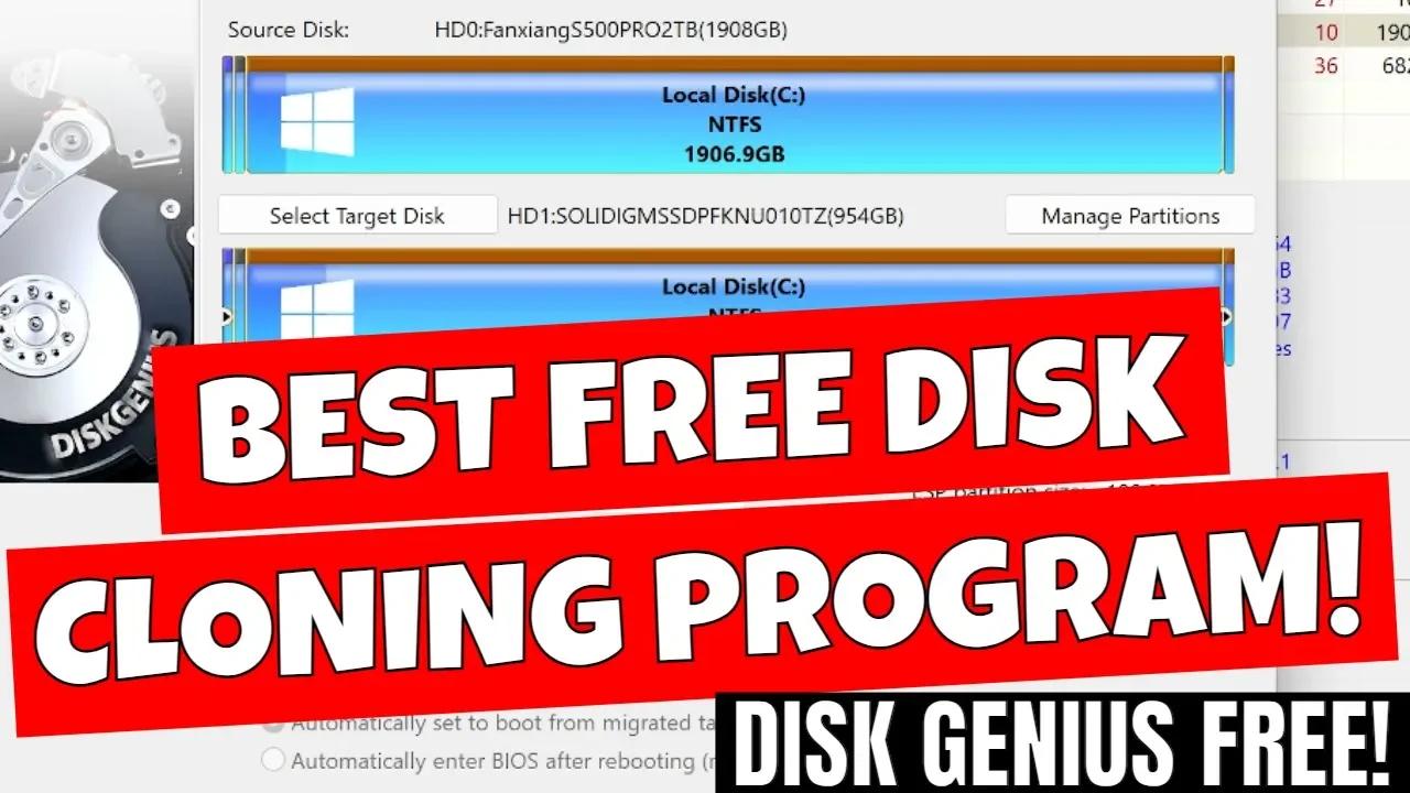 Easy FREE Disk Cloning & Drive Migration With Disk Genius Free Macrium Reflect Alternative