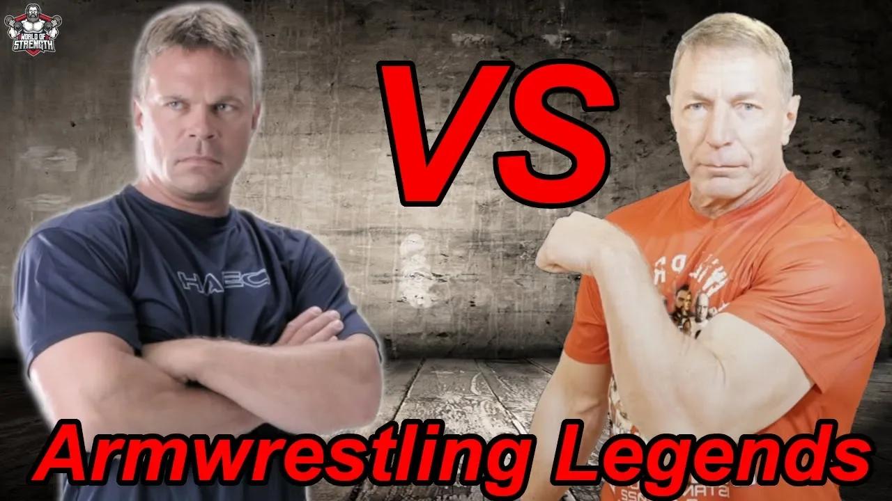 John Brzenk vs Ron Bath | Battle of the Armwrestling Legends