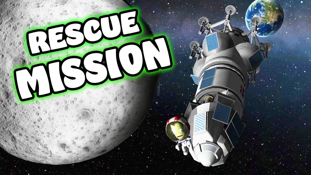 Mun Rescue Mission In Kerbal Space Program
