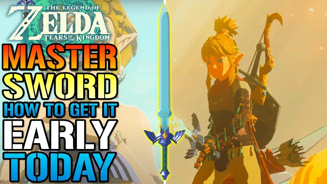 How To Get The Master Sword EARLY! Easy Guide - Get The Best Weapon ...