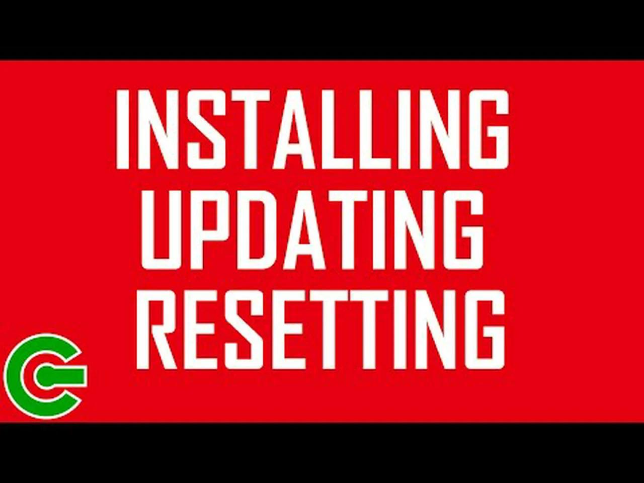 INSTALLING - UPDATING - RESETTING THE CHIP : UPDATED VERSION