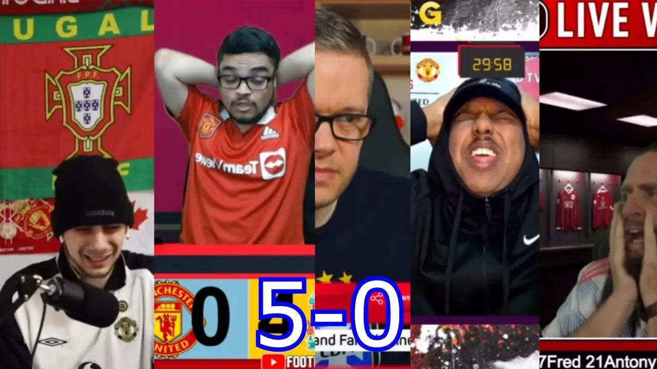 REAKSI FANS MU KETIKA DI BANTAI LIVERPOOL 7-0 MANCHESTER UNITED