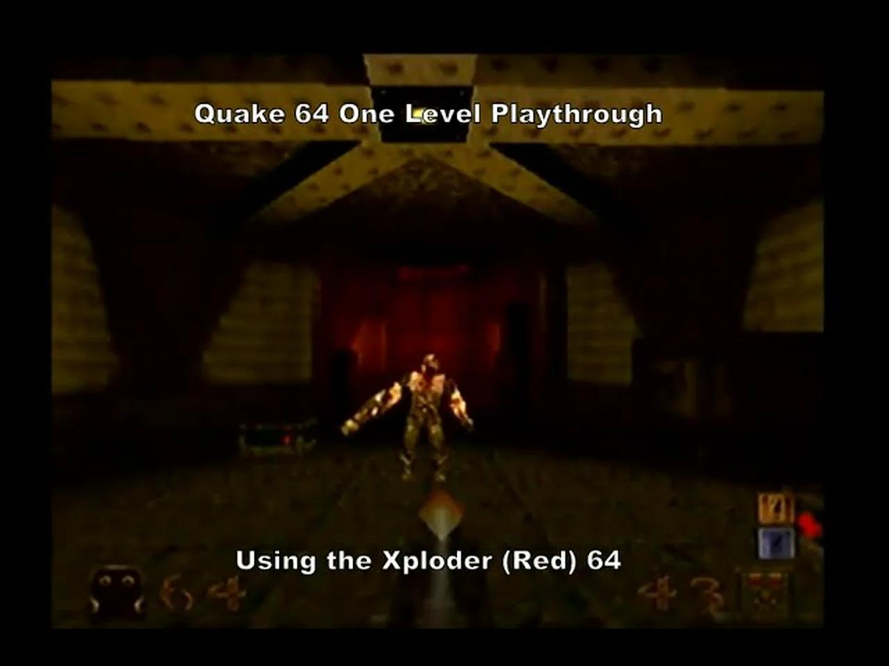 Quake 64 Playthrough using the Xplorer 64 (Red Label) for N64 :D # ...