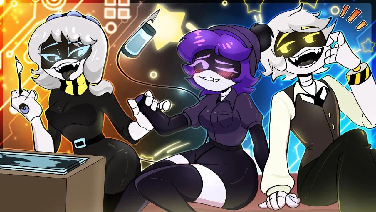 N X Uzi's Lovers Service Mafia Drones AU (Murder Drones Comic Dub)