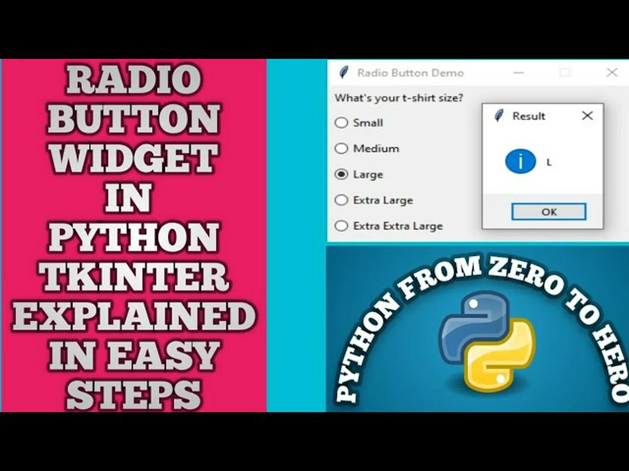 5 How To Use Radio Button Widget In Python Tkinter Gui Using Radio