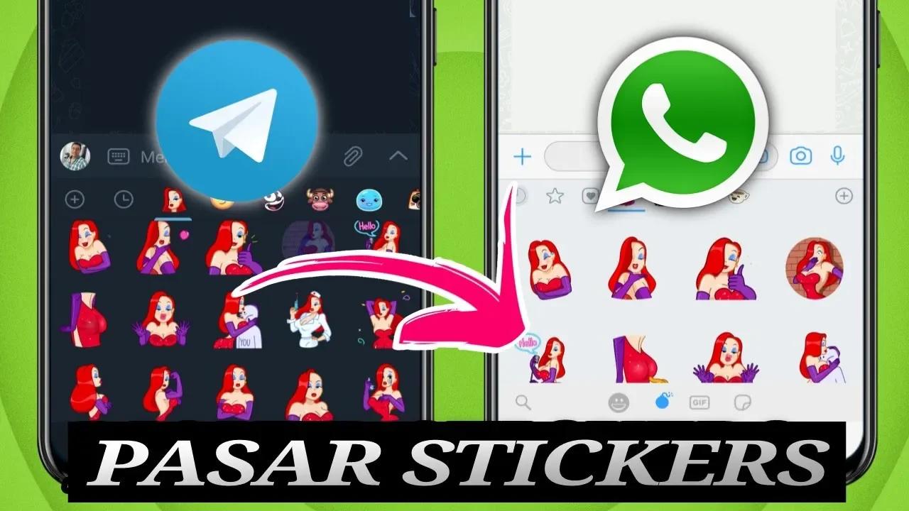 Cómo pasar stickers de telegram a Whatsapp (NUEVO METODO FACIL Y RAPIDO) 🤯
