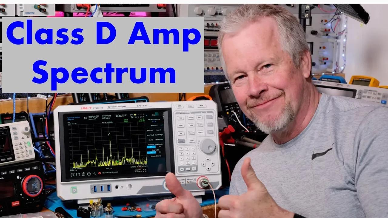 Spectrum Analyzer meets Class D Amplifier - using Uni-T UTS3021B ...