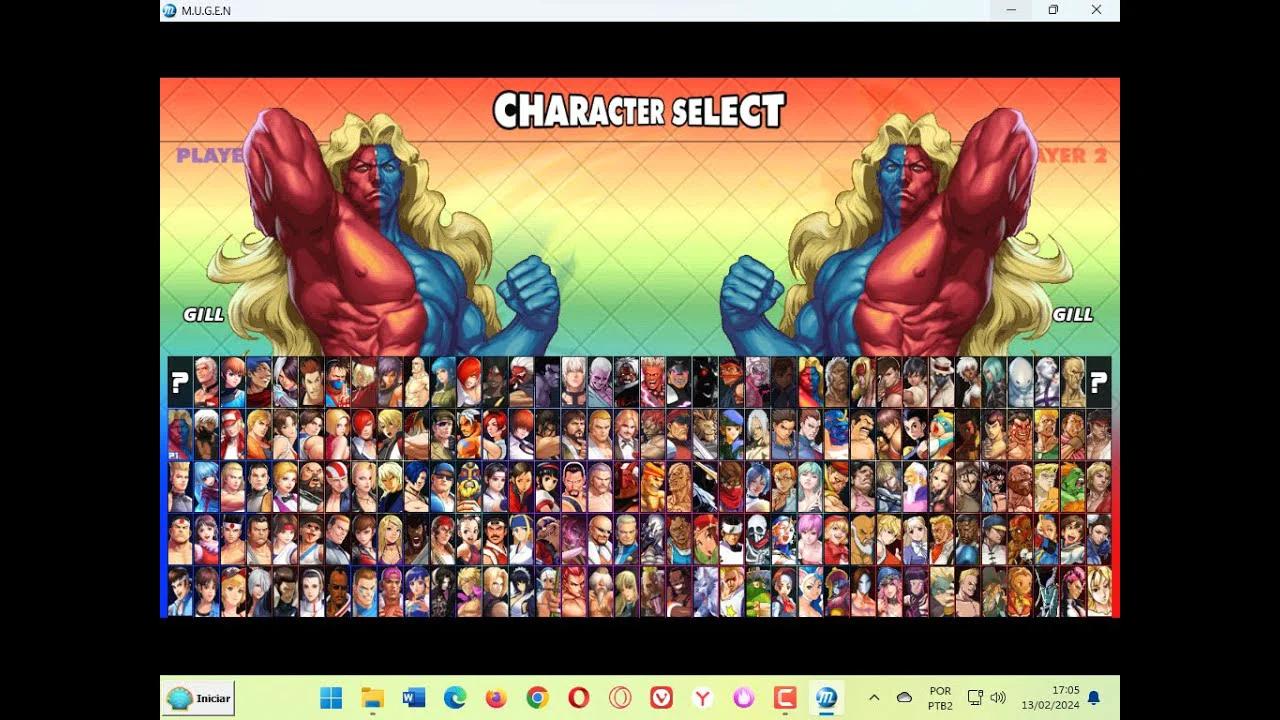 Gill SFV Version In CVS Style for Capcom Vs SNK Evolution Kore