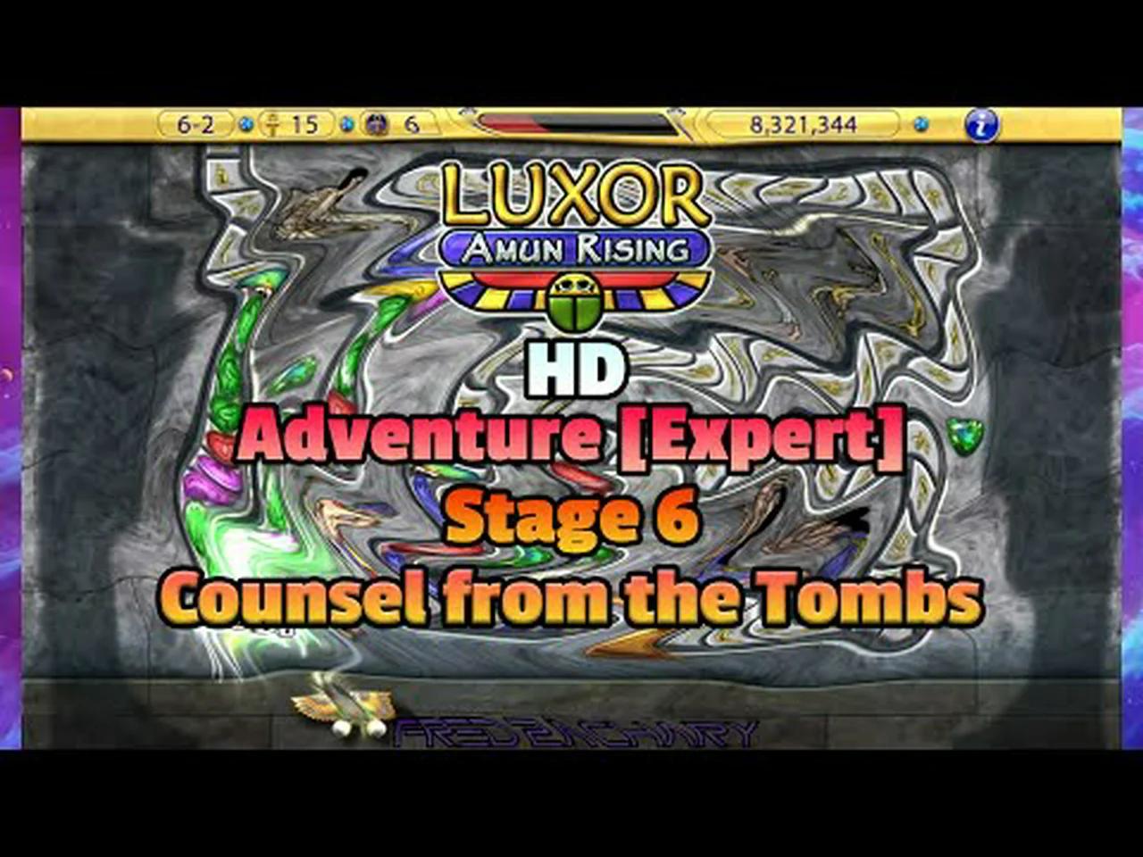Luxor Amun Rising HD (2012) | Adventure [Expert] - Stage 6 (Counsel from the Tombs)