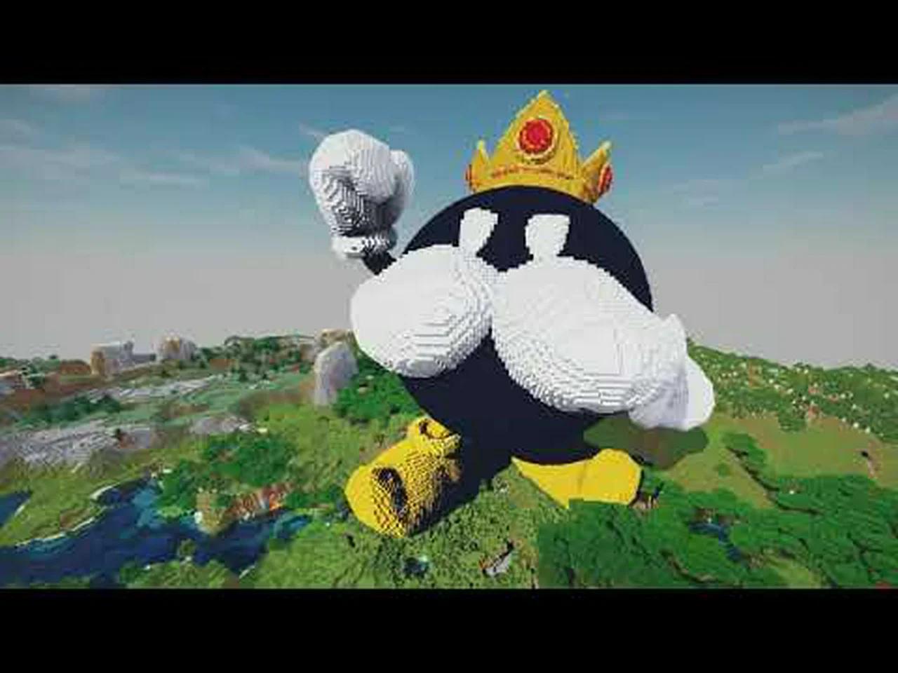 Minecraft King Bob-omb Build