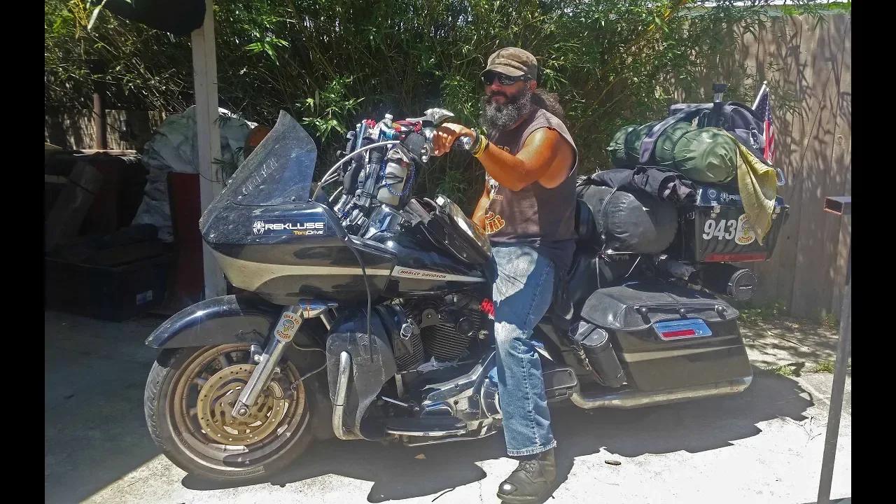 Scooter Tramp Scotty. Motorcycle Drifter Convention. Pt-1