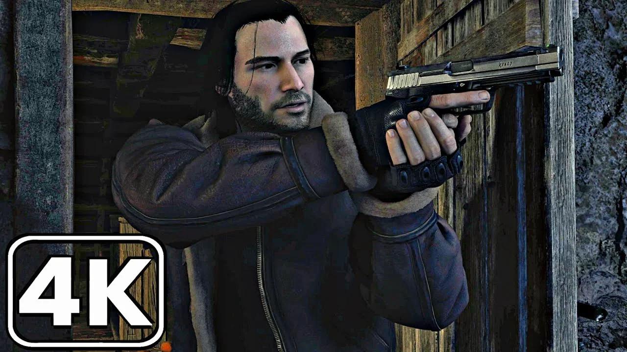 Resident Evil 4 Remake JOHN WICK Gameplay 4K ULTRA HD 60FPS 2023