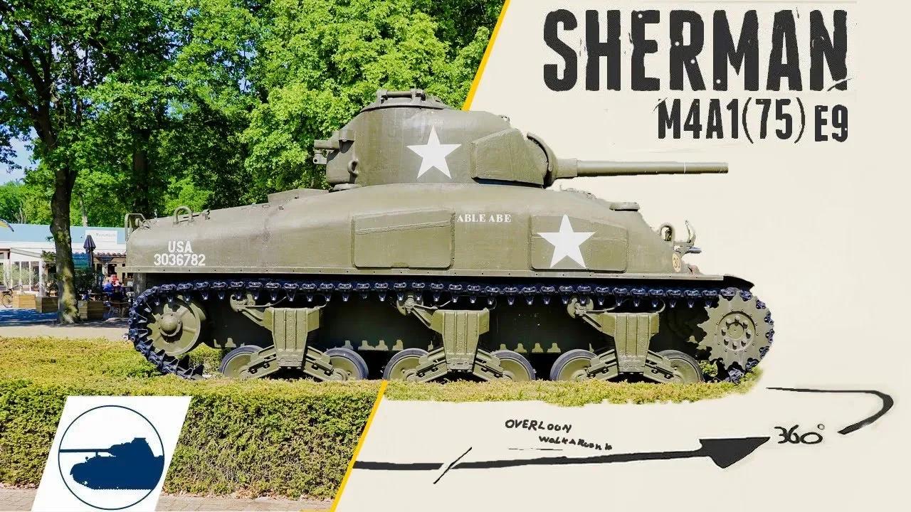 Sherman M4A1-E9 - Walkaround - US 7th Armored Division Memorial Overloon.