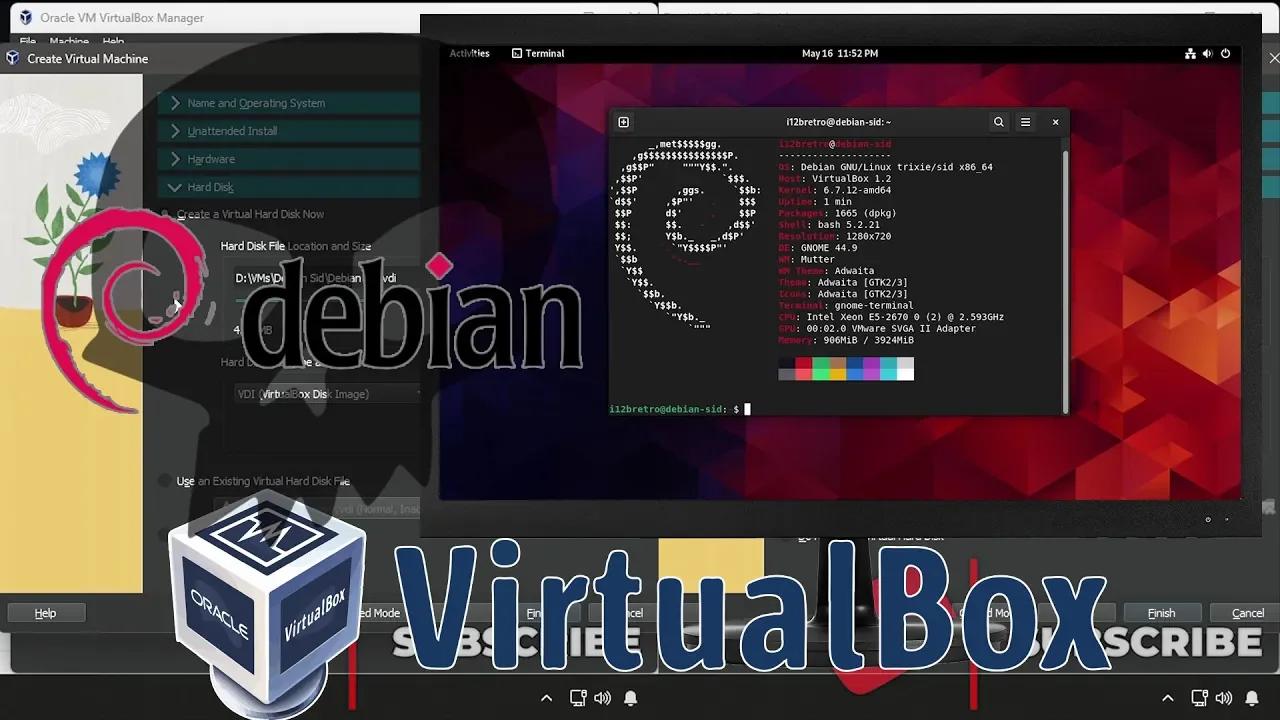 Run the Official Debian Rolling Release - Sid - in a VirtualBox VM