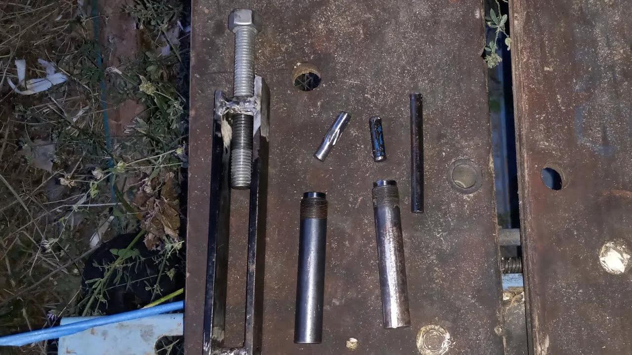 button rifling press made from scratch