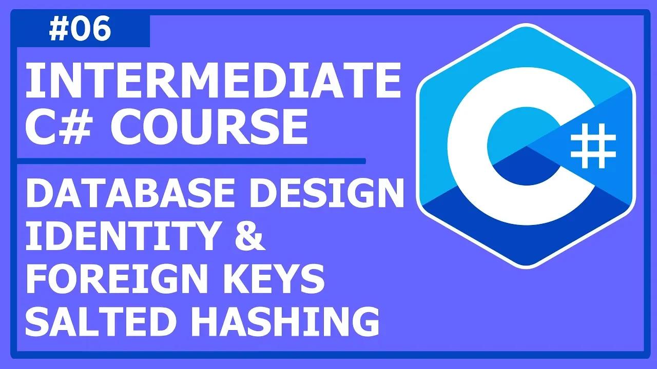 C Programming Intermediate Lecture 6 Database Design Identity