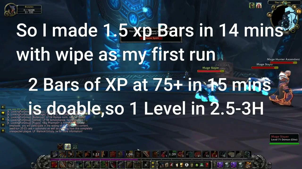 WOW Classic WOTLK Warrior Instance Solo Leveling The Nexus 75+