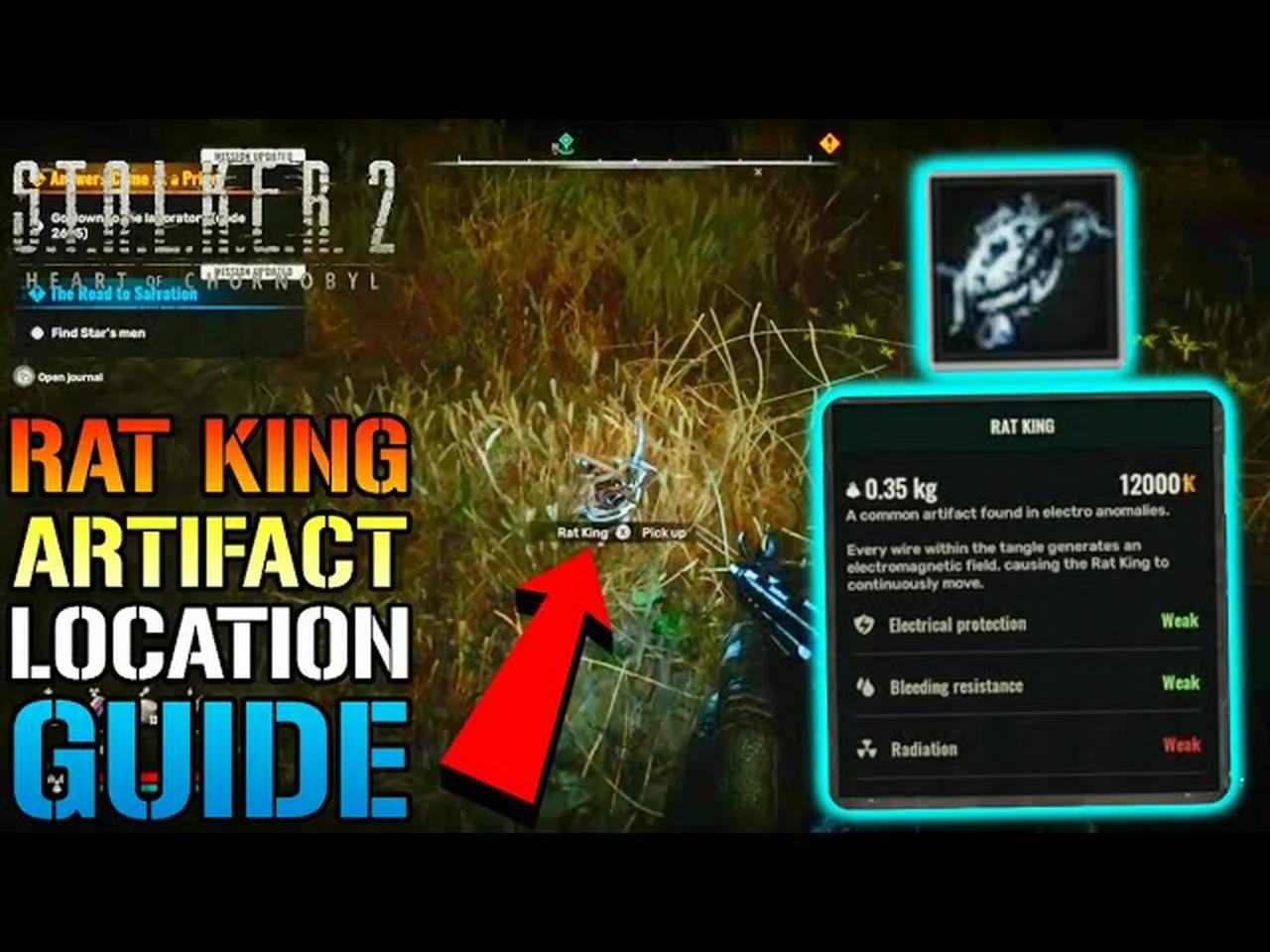 Stalker 2: "Rat King" Artifact Location Guide! How To Get This TODAY ...