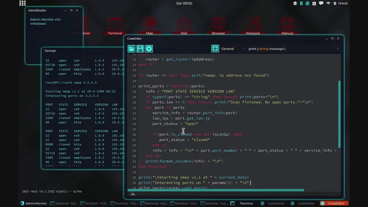 Advanced Network Mapping Scripting Tools 5 Grey Hack 07 Scripting 8115