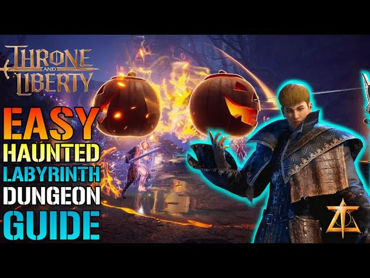 Throne & Liberty: EASY "Haunted Labyrinth" Dungeon Guide! EASY Boss Mechanics Explained (Guide)